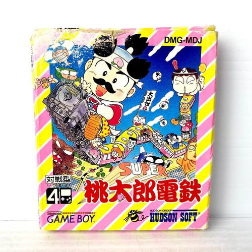 Super Momotarou dentetsu DMG-MDJ + Box, Manual Insert - Game Bo ...