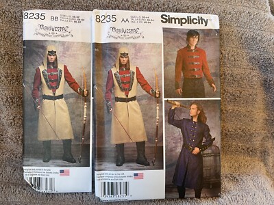 Simplicity Costume Pattern 8235 Mens Arkivestry Cosplay ~ Assassins ...