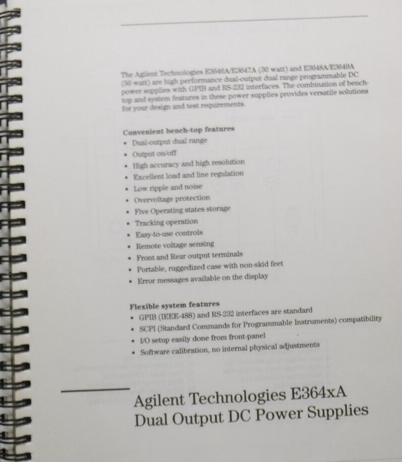 Agilent Technologies E364xA Dual Output DC Power Supplies | eBay