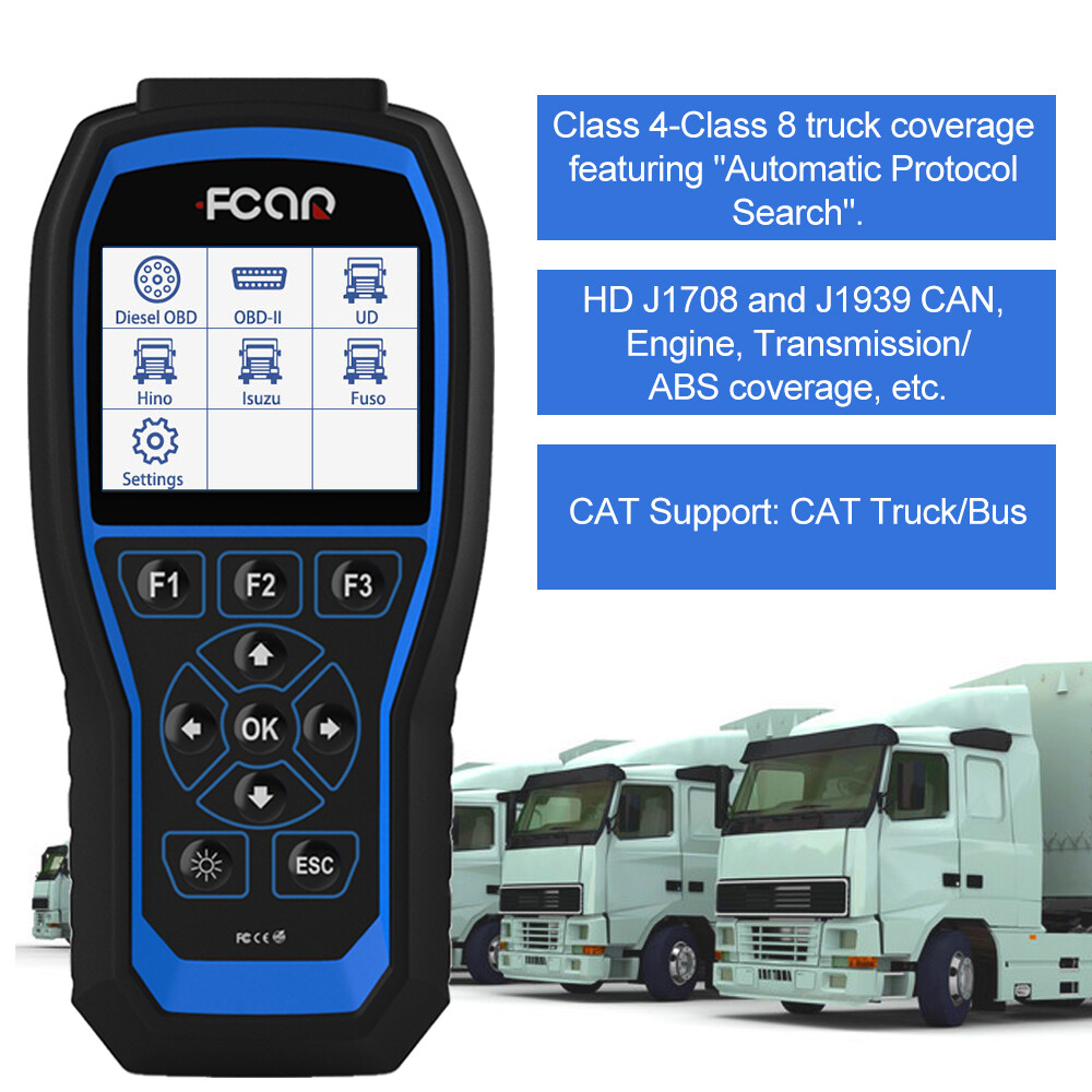 for Fuso Hino ISUZU UD Diesel OBD Heavy Duty Truck All System Scanner ...