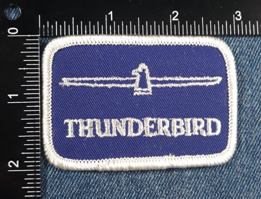 NOS 70s Original Vintage Ford Thunderbird 3" Patch Classic Muscle Car ...