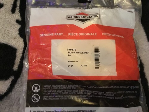 Foam Air Filter for Briggs and Stratton 09P602 550E-550EX Replaces ...