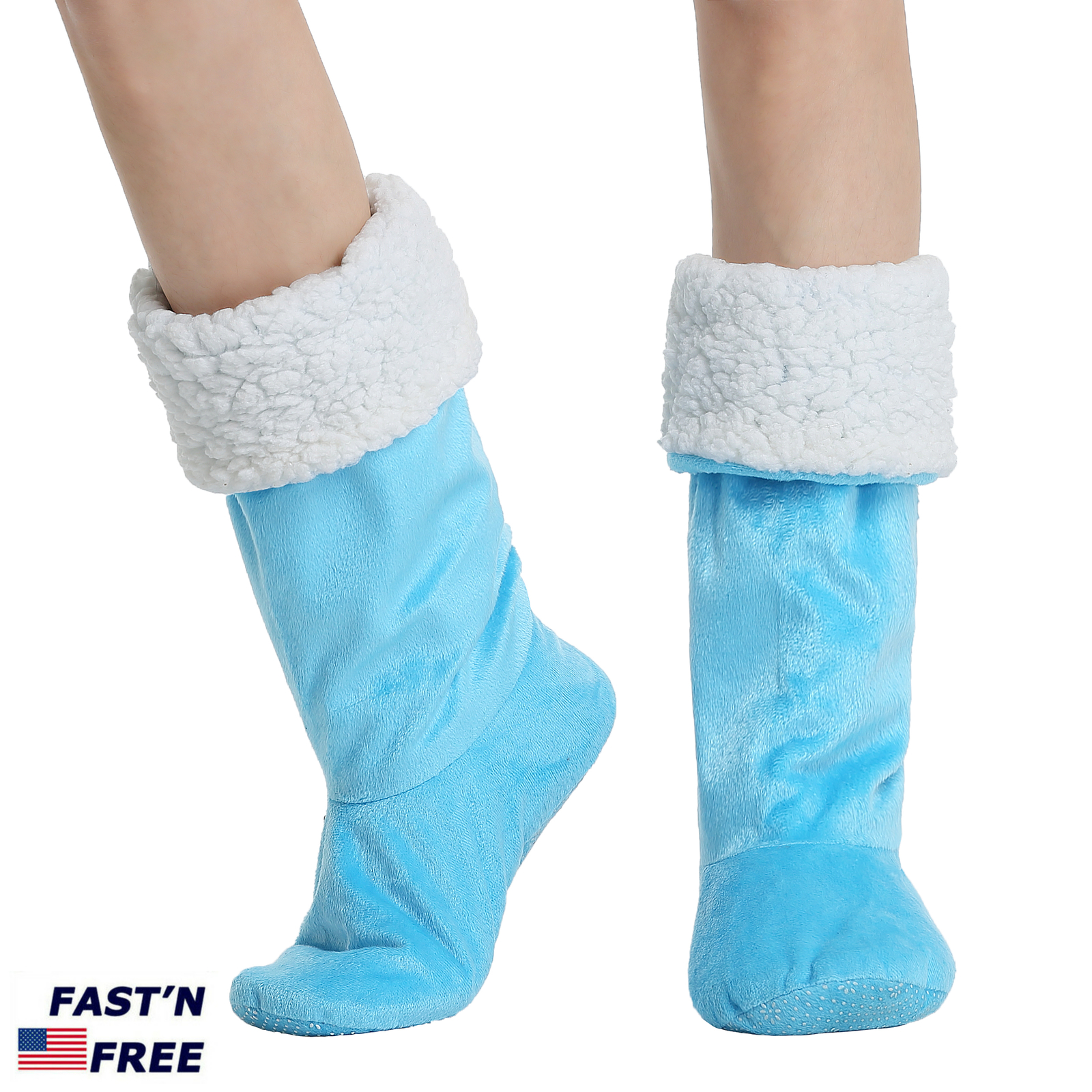 Ladies Slipper Boots,Ladies Slipper Booties Warm Fleece Boots Light ...