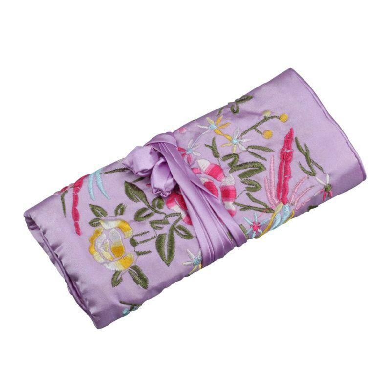 Chinese Embroidery Bag Premium Jewelry Silk Roll Wrap Gift Bags for ...