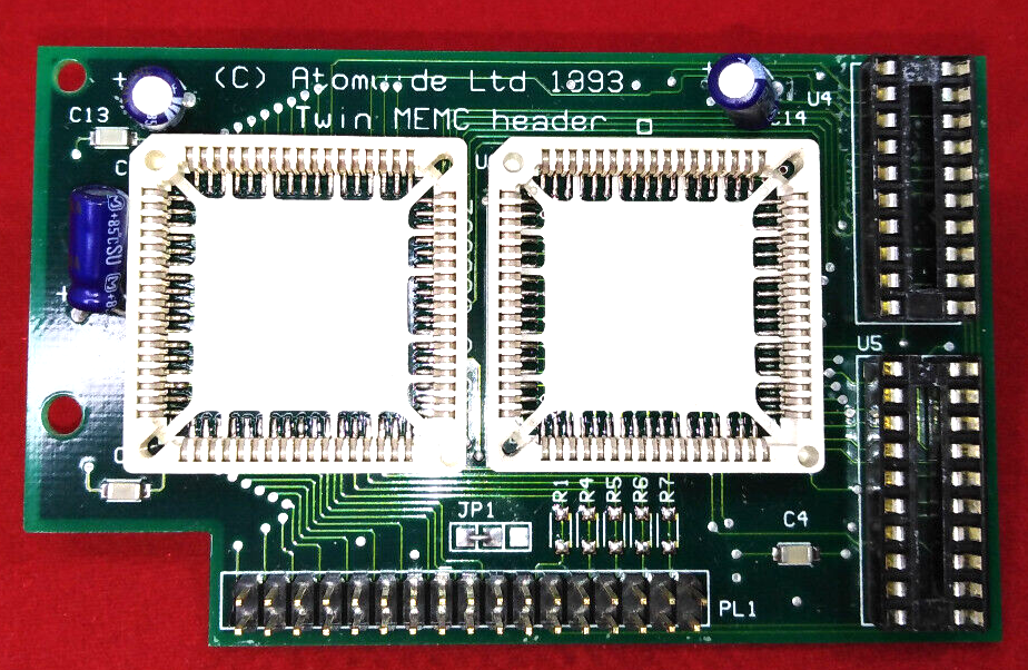 68 pin PLCC SMD Plug. W9327-ZC158 type connector fitted to an unused ...