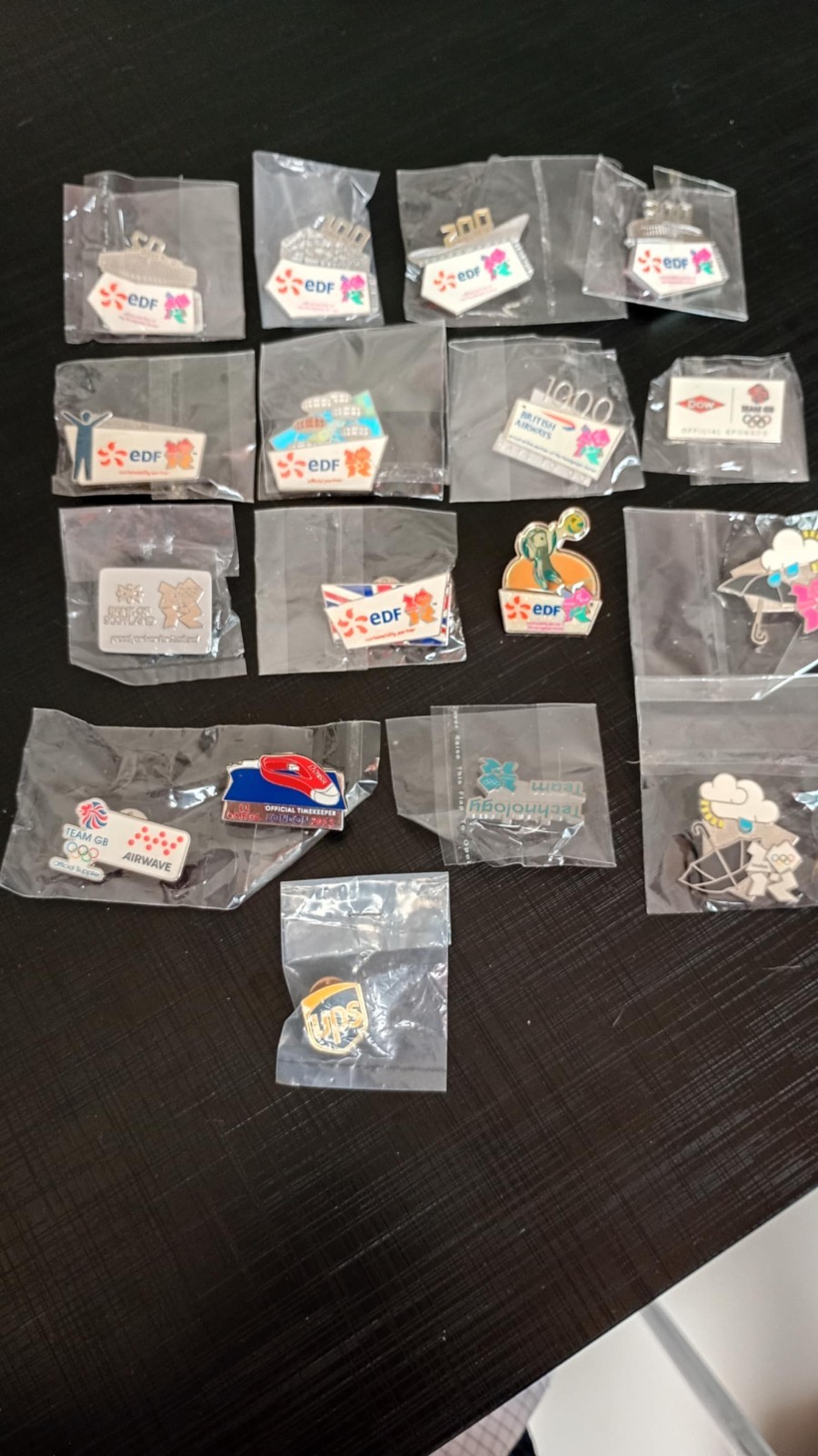 London 2012 - Olympic Pin - Sponsor eDF and others - 17 pins | eBay