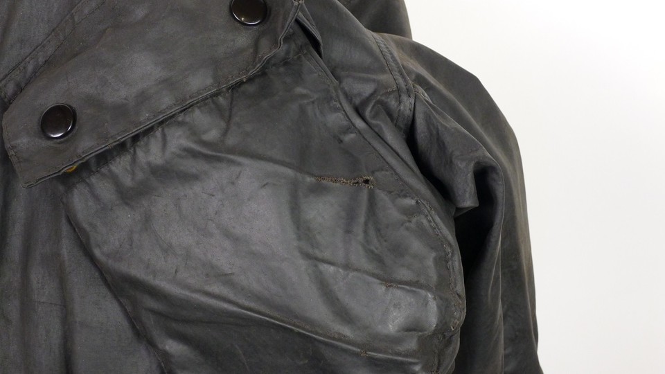 Vintage 1970's Barbour Black International A78 Metro Police Jacket Sz ...