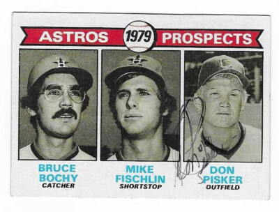 DON PISKER 1979 TOPPS AUTOGRAPHED SIGNED # 718 HOUSTON ASTROS | eBay
