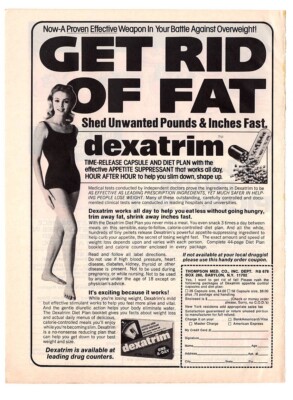 Vintage 1970s magazine print ad WEIGHT LOSS ADVERTISMENT health ...