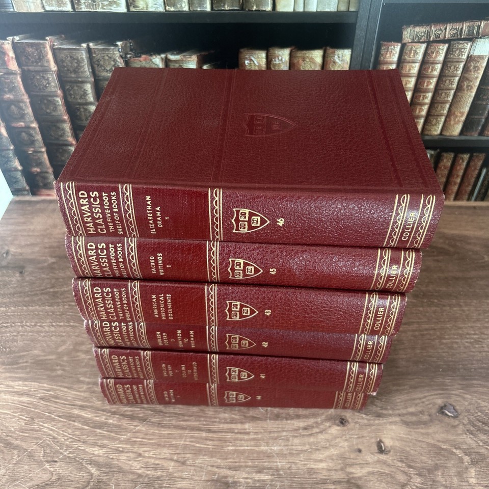 Harvard Classics The Five-Foot Shelf of Books 6 Volumes | eBay