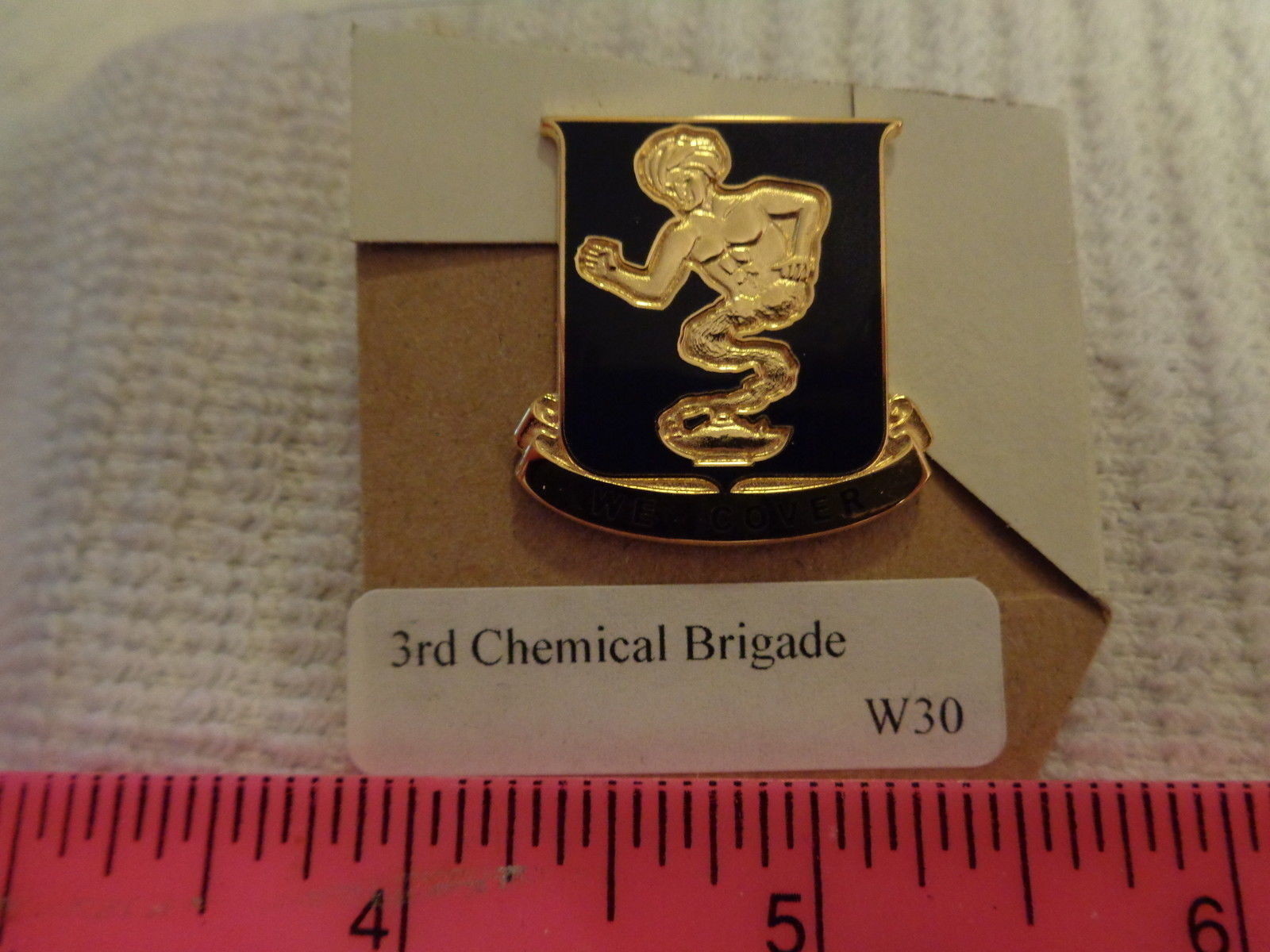 3rd Chemical Brigade W30 Unit Crest, DI, DUI (DRAW#G5) | eBay