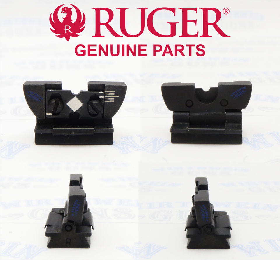 Factory Ruger Adjustable Rear Sight 10-22 dovetail mount WHITE LINES ...
