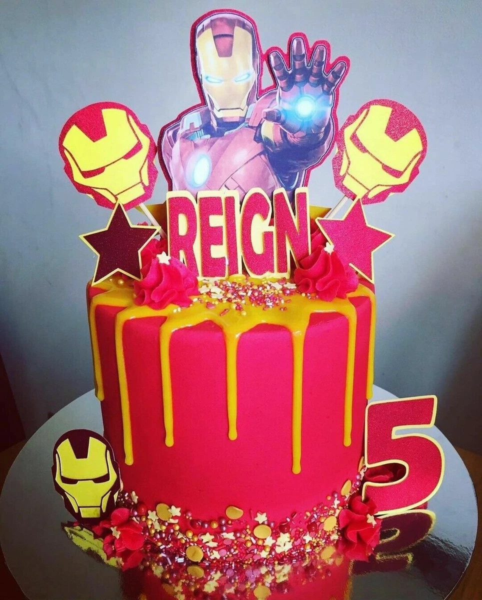 Iron Man Cake Topper