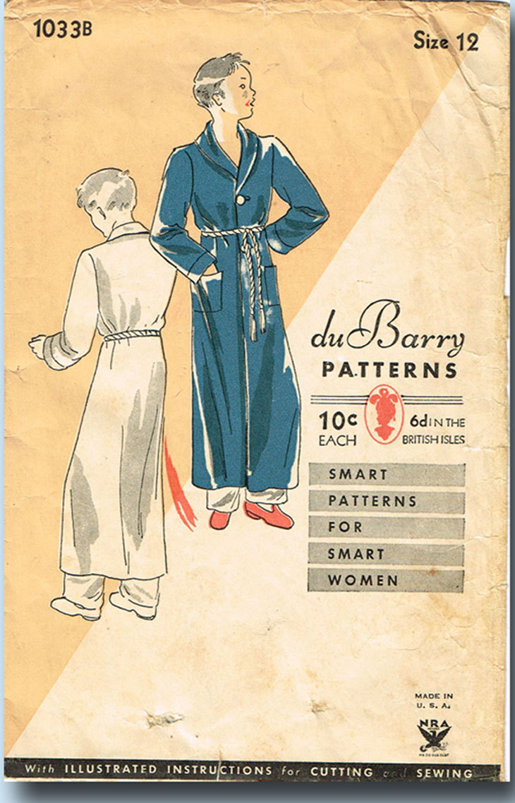 1930s Vintage Du Barry Sewing Pattern 1033 Little Boys Depression Era ...