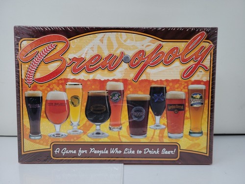 Brew-Opoly Monopoly Beer Game Brewopoly - FACTORY SEALED NEW ADULT ...