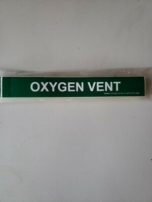 Oxygen Vent Pipe Markers | eBay