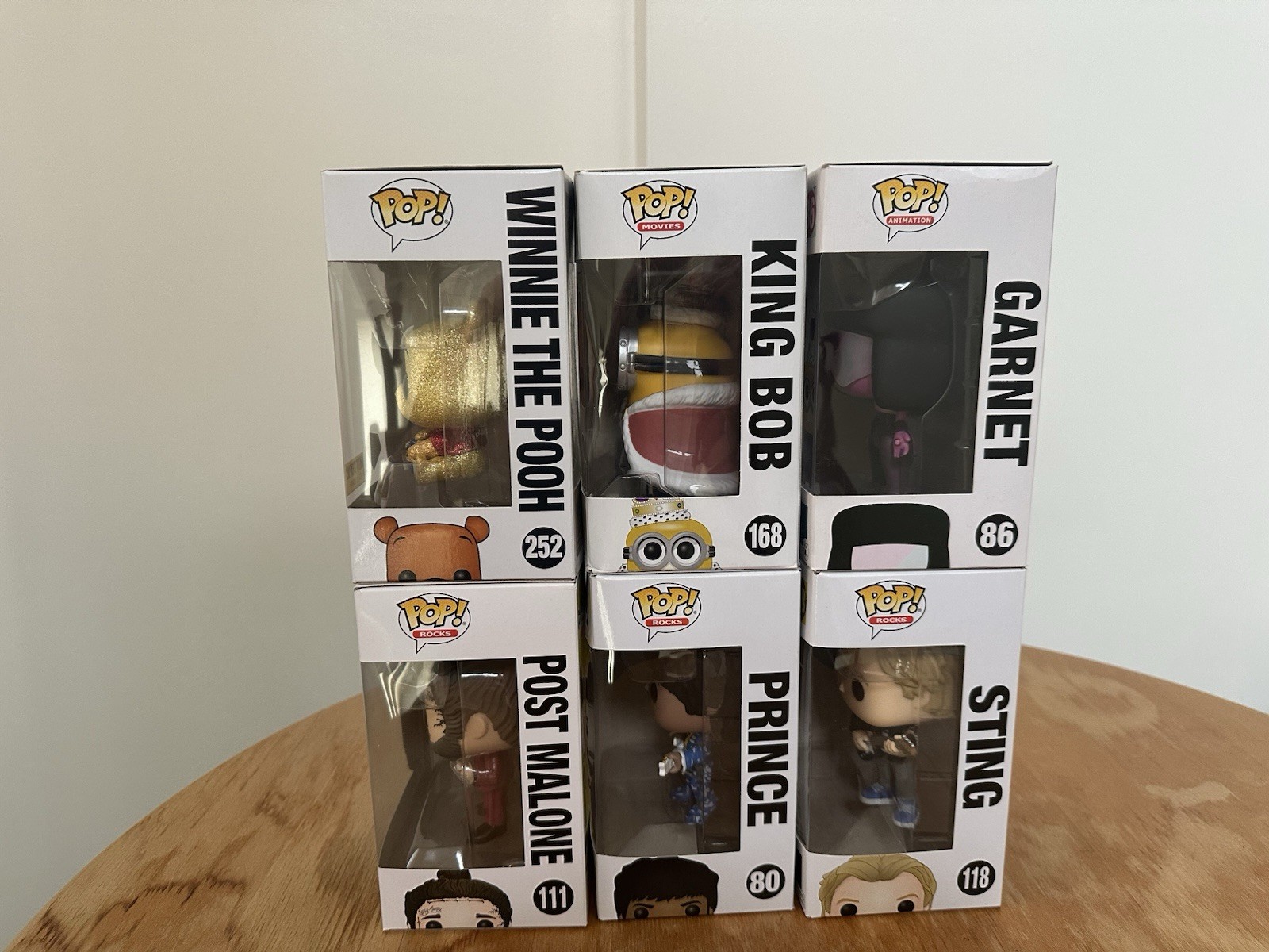 Funko Pop! Lot Of 6 Includes Famous Singers And Animated Icons | eBay