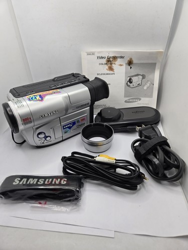 Samsung SCL810 Hi8 8MM Camcorder - Tested and Working + Tapes & Camera ...