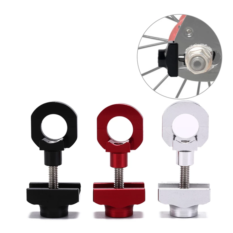 Bicycle Bikes Chain Tugs Adjuster Tensioner Aluminum Alloy BMX Fixie ...