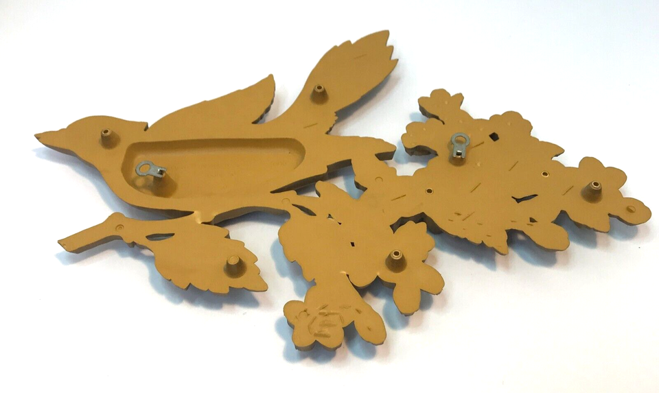 Syroco Gold Birds Vintage Pair Wall Plaques Dogwood Branches Flowers ...