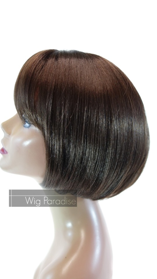 Junee Fashion Manhattan Synthetic Straight Bob Style with Bangs ...