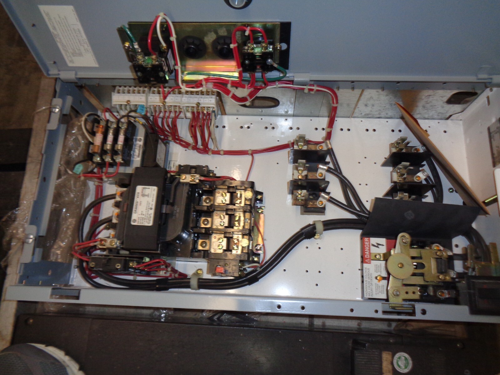 General Electric Model 8000, 40hp,460v, Size 3 Motor Control Panel New ...