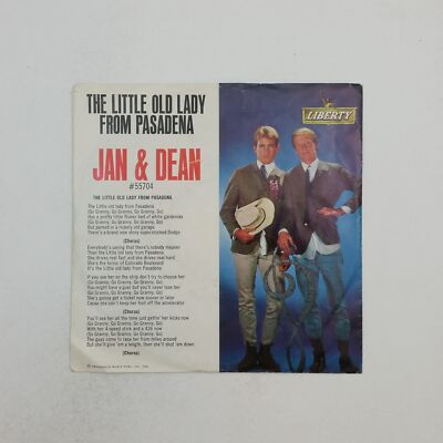 JAN & DEAN That Little Old Lady / My Might G.T.O 55704 7" 45rpm Vinyl ...