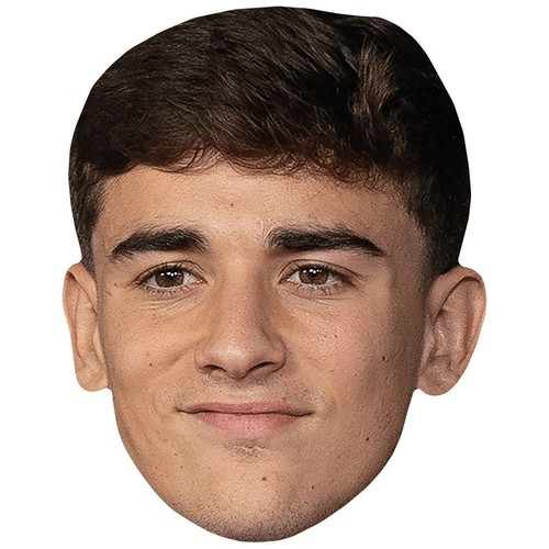 Pablo Gavi (Smile) Celebrity Mask, Flat Card Face, Fancy Dress Mask | eBay