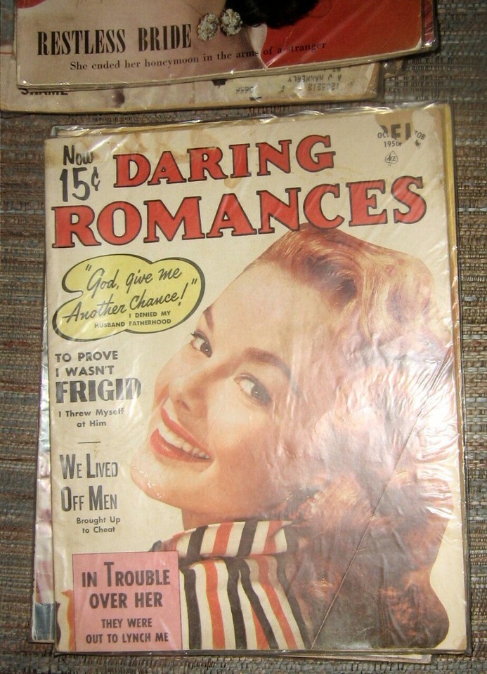 Vintage Daring Romances Magazine,Romance,October 1956,God Give me ...