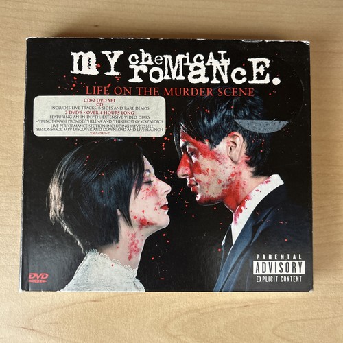 My Chemical Romance Life On The Murder Scene 3 Disc CD DVD Box Set MCR ...
