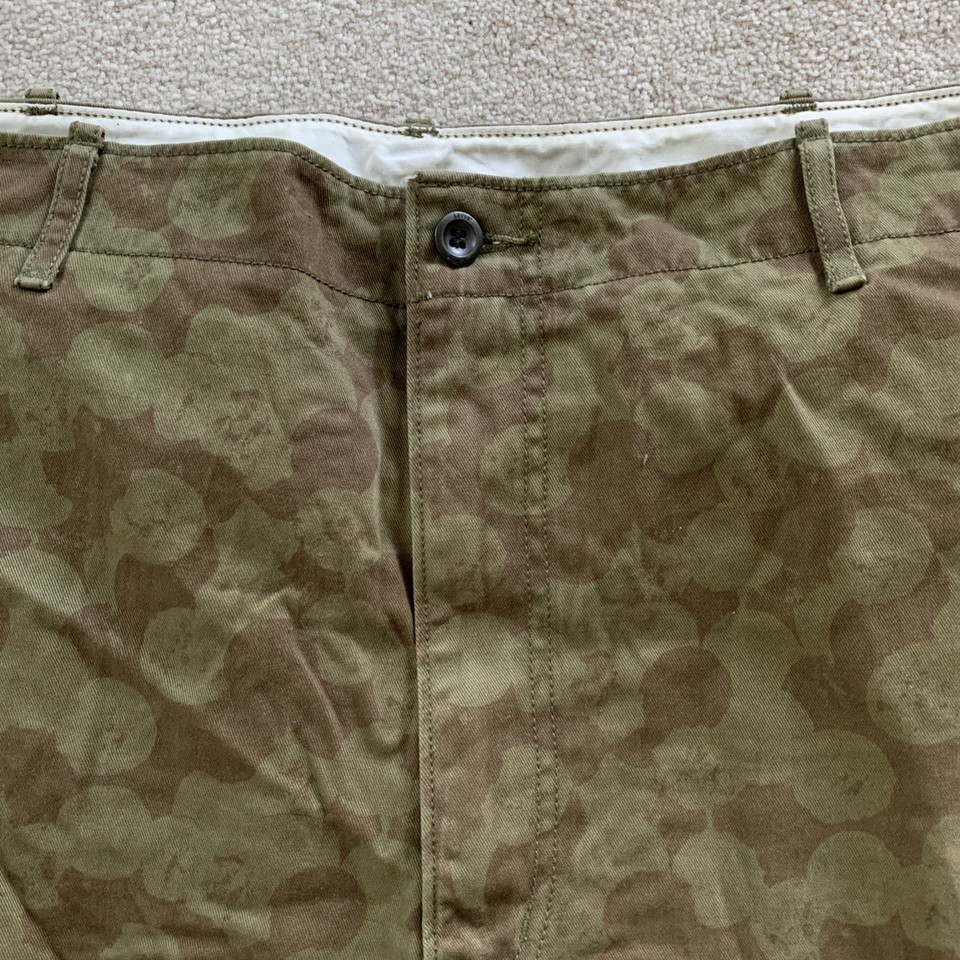 Levi's Cargo Shorts Mens 40 (Fit 42) Green Camouflage White Tag Pocket ...