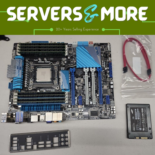 ASUS P9X79 PRO Motherboard, Xeon 2670 v2 10 Core 2.5GHz CPU, 64GB RAM ...
