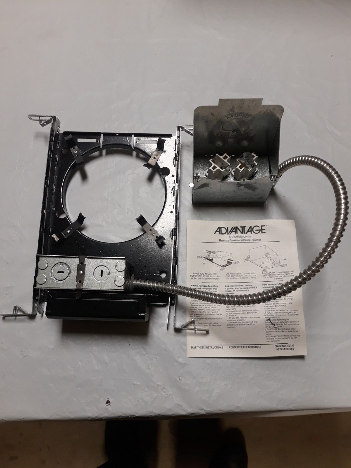 LITHONIA LF6 2/13D77 120 HPF 2-13W 6" CFL FRAME IN-NEW | eBay