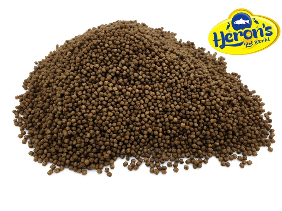 HERONS 2kg Koi Growth Pellets 3mm 4.5mm 6mm PREMIUM POND FISH FOOD ...
