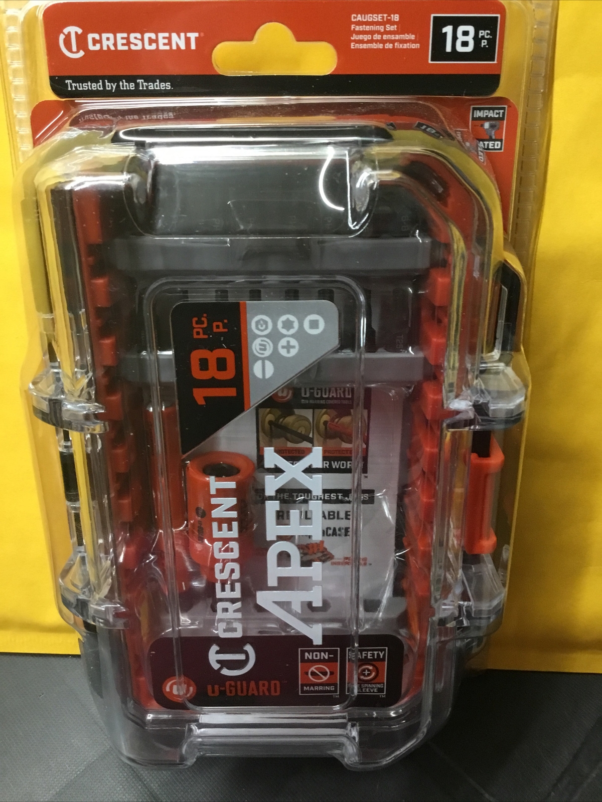 Crescent Apex Crescent Apex U-Guard Bit Caugset Set 18 Piece NEW ...