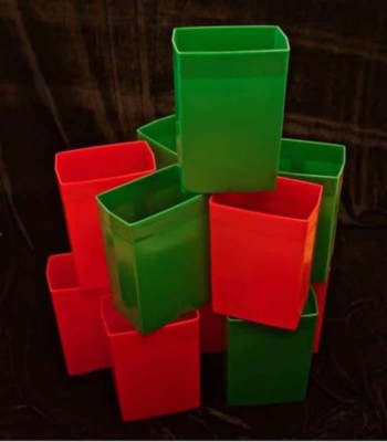 RED / GREEN LUMINARY ELECTRIC BOX LIGHT SET - 1 SET - CHRISTMAS ...