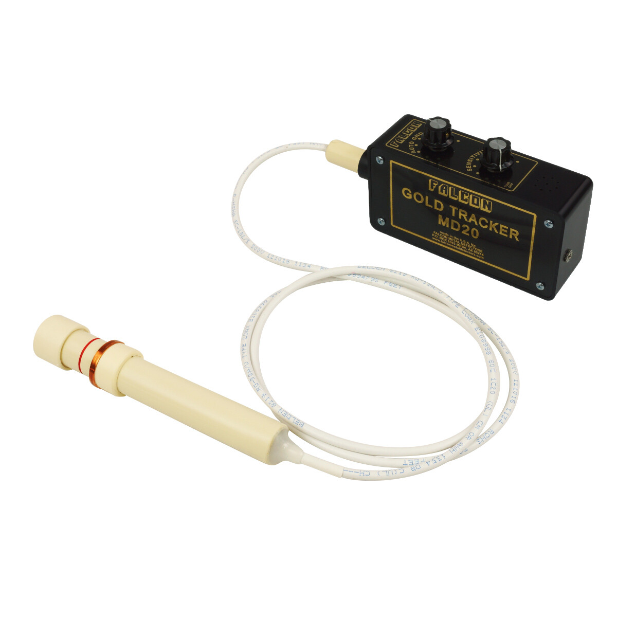 Falcon Gold Tracker MD20 Metal Detector 300kHz Probe w/ Handle ...