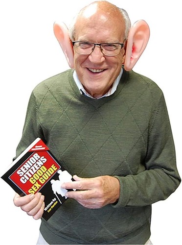 2pk JUMBO EARS Hearing Aids - Over the Hill Old Classic Gag Joke ...