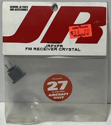 JR RX Receiver FM Crystal Channel 27 72.330 Aircraft Only | eBay