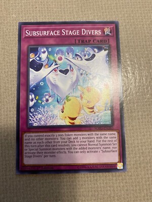 Yu-Gi-Oh! subsurface stage divers mint common 1st ed SOFU-EN080 | eBay