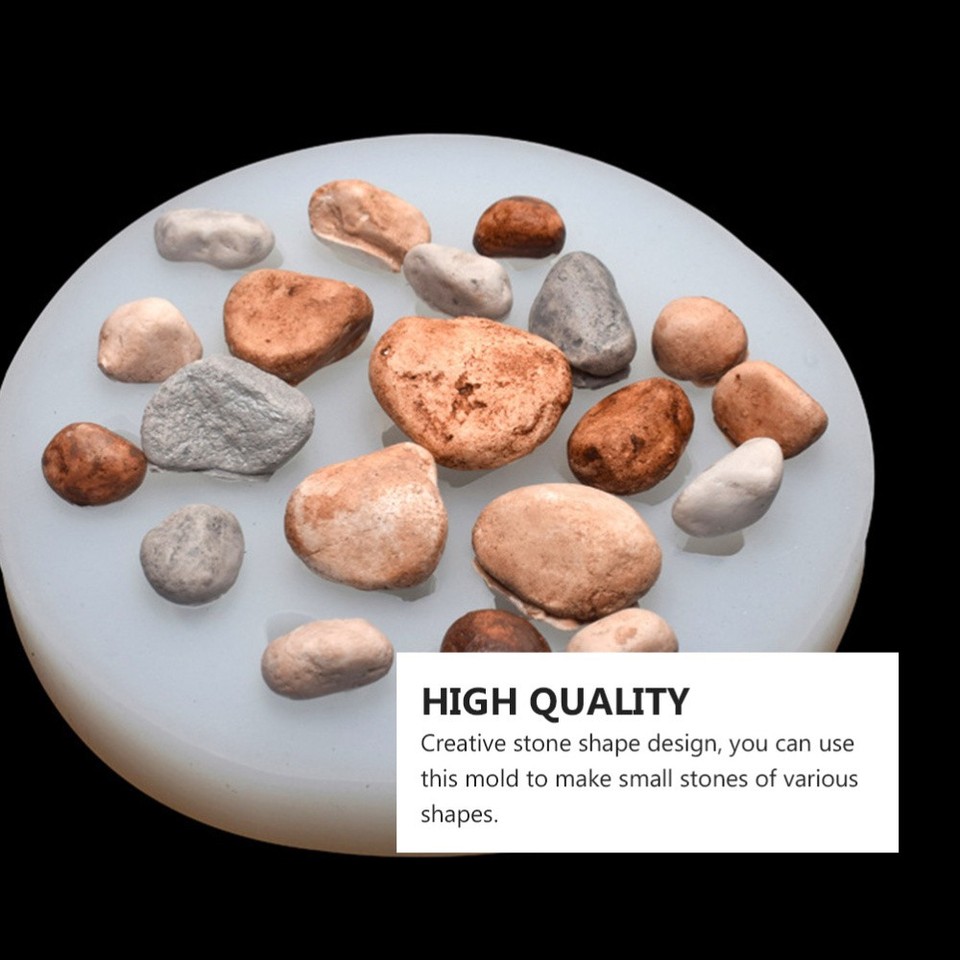 Silicone Mold Molds for Tiny Rocks Small Pebble Worry Stone Resin | eBay