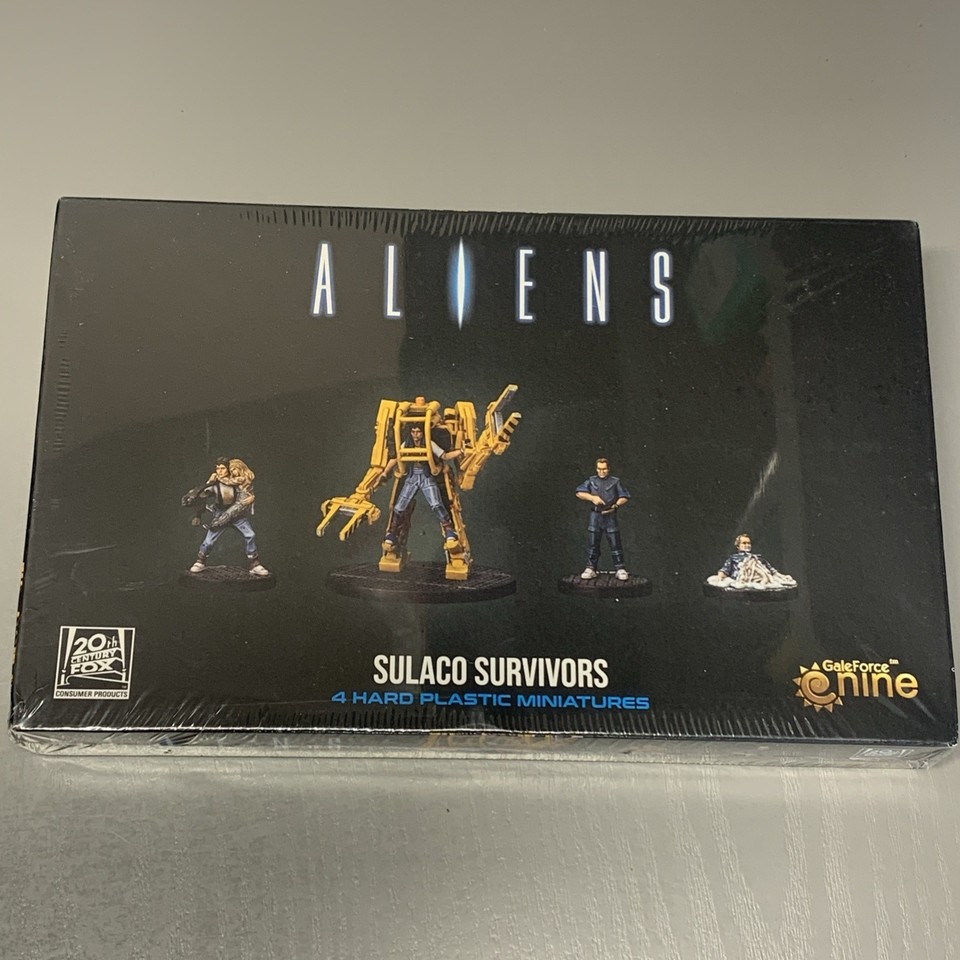 Gale Force Nine - Aliens - Sulaco Survivors / Alien Queen Miniatures ...