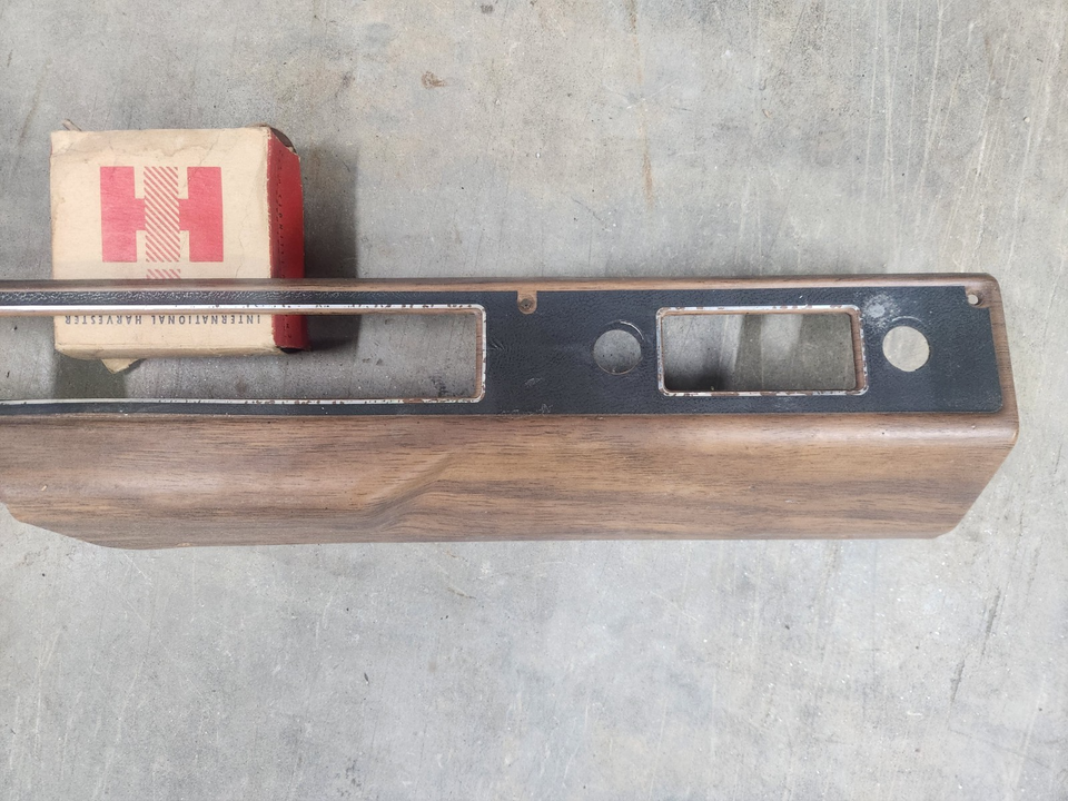 71-80 International Scout II Dash Panel Gauge Cover Terra Traveler Wood ...