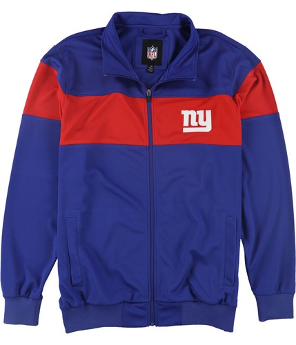 G-III Sports Mens NY Giants Track Jacket Sweatshirt, Blue, Large | eBay
