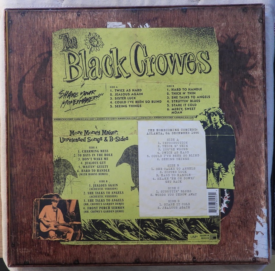 The Black Crowes ‎– Shake Your Money Maker Vinyl Box Set 30th ...
