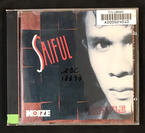 1991 Saiful Idris Curiga Cinta Malay CD Noize Records Malaysia NOZ 9103 ...
