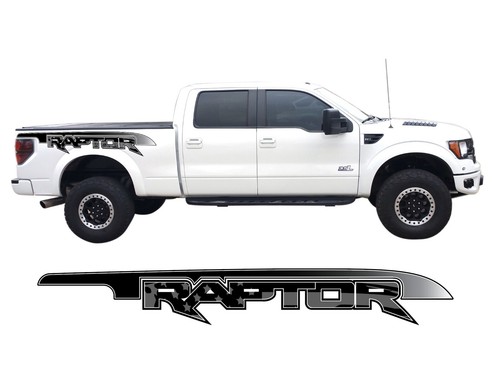 2-Ford Raptor SVT F150 Distressed Flag Bedside Vinyl Graphics Decals ...