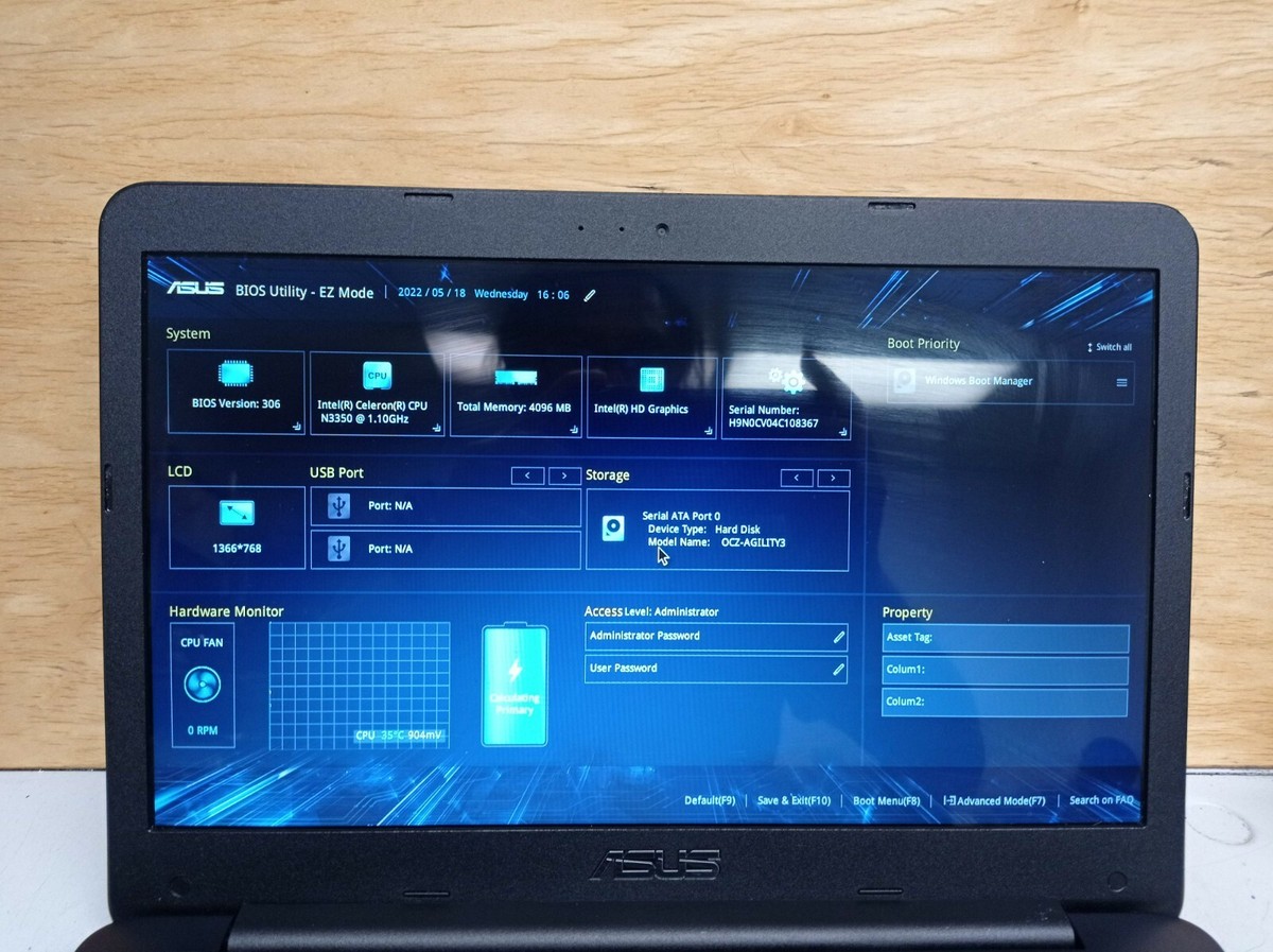 Asus Laptop X540n Go034 Celeron N3350 4gb Ram 500gb Asus R417N Celeron