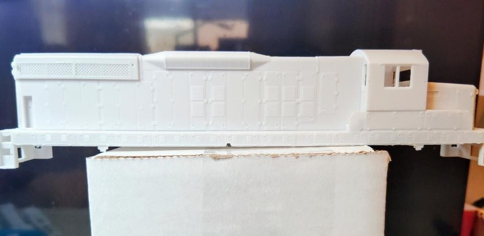 HO Scale, SD18 engine shell, Resin Custom kit, Pacific Northwest Resin ...
