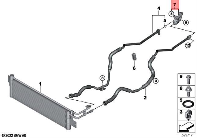 Genuine BMW M3 M5 X5 Z4 F90 G05 G07 G11 G12 G14 G15 G20 Thermostat ...